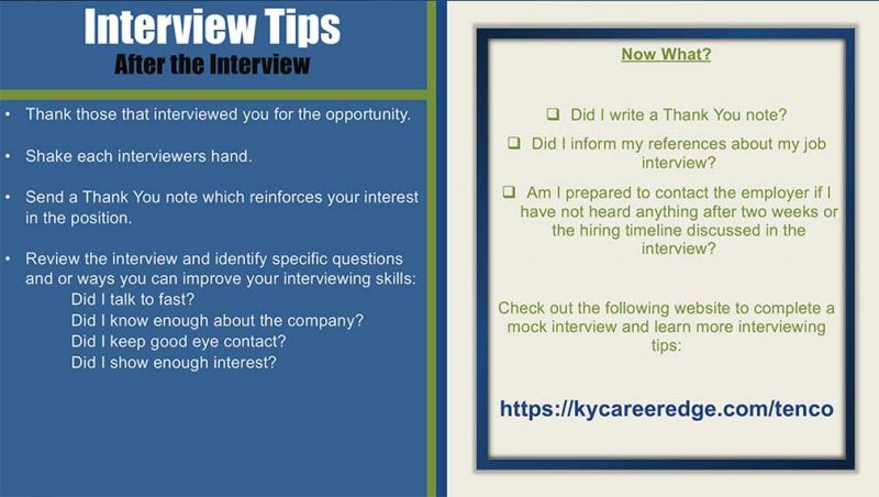 Job Seekers – TENCO Career Center